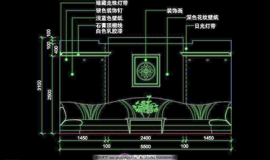KTV包厢CAD设计素材图片_CAD素材_CAD素材-图行天下素材网
