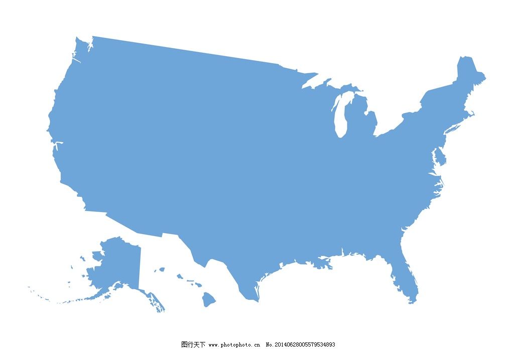 美国地图矢量图片_交通运输_金融科技-图行天下素材网