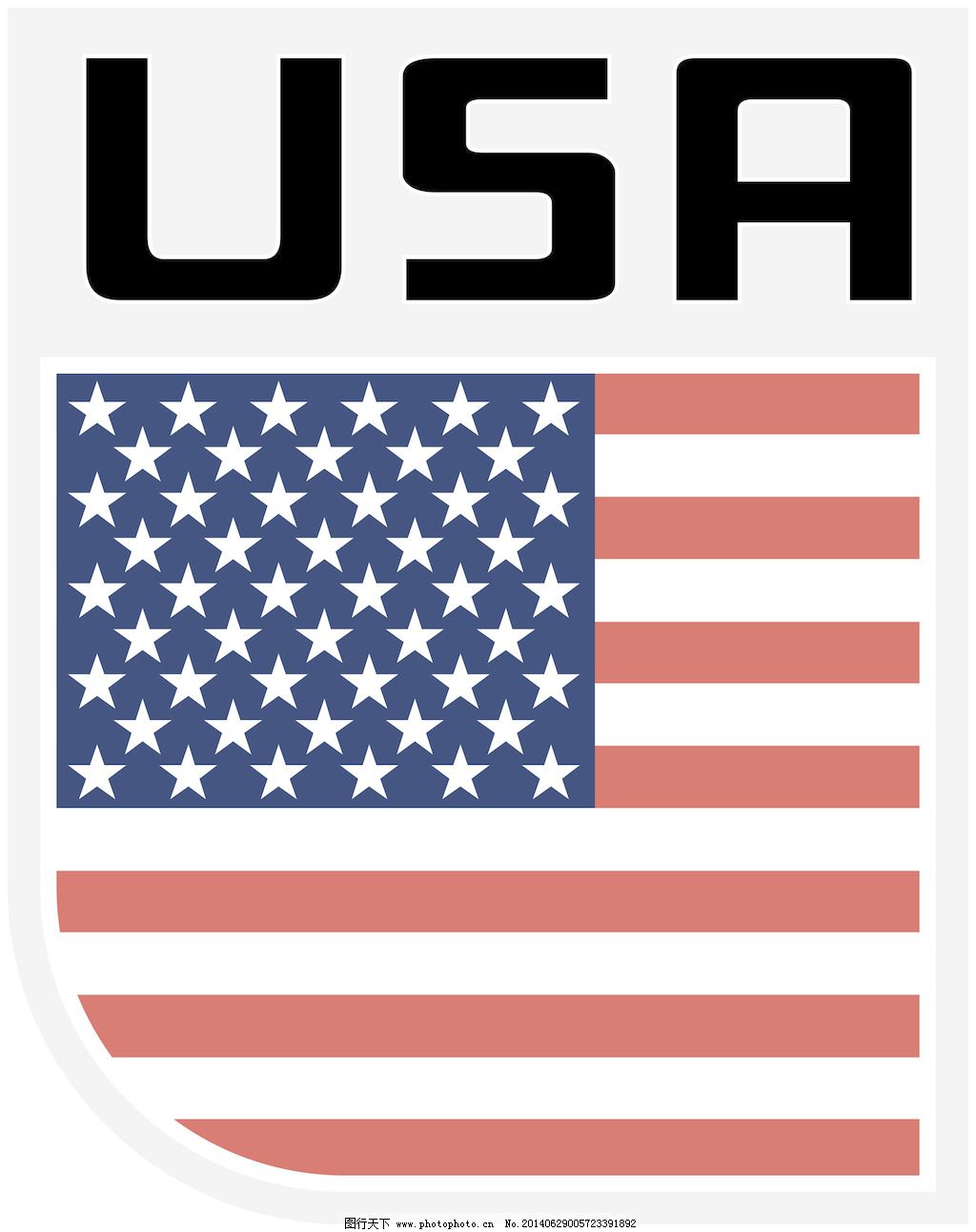 美国国旗图标图片_图标元素_设计元素-图行天下素材网